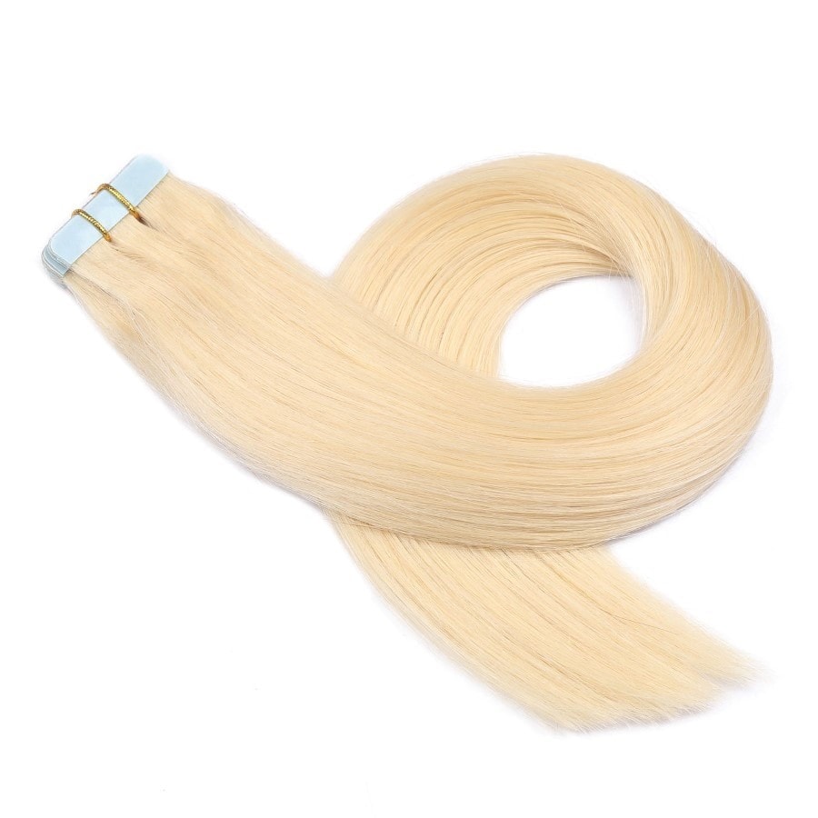 Extension 60 cm – Blond Platine 613 Bande Adhésive - Soltanahair
